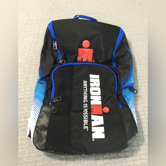 Iron Man | Bags | Iron Man Im Transition Backpack Black And Blue | Poshmark